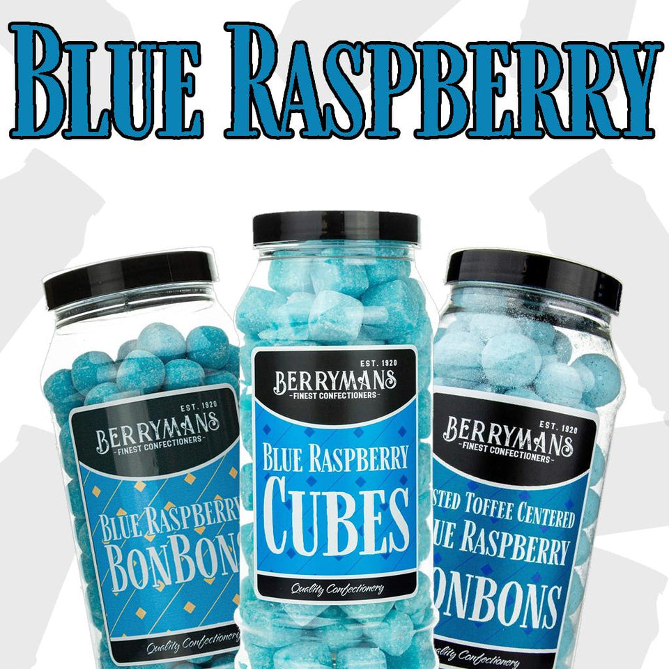 Blue Raspberry Sweets – Berrymans Sweets