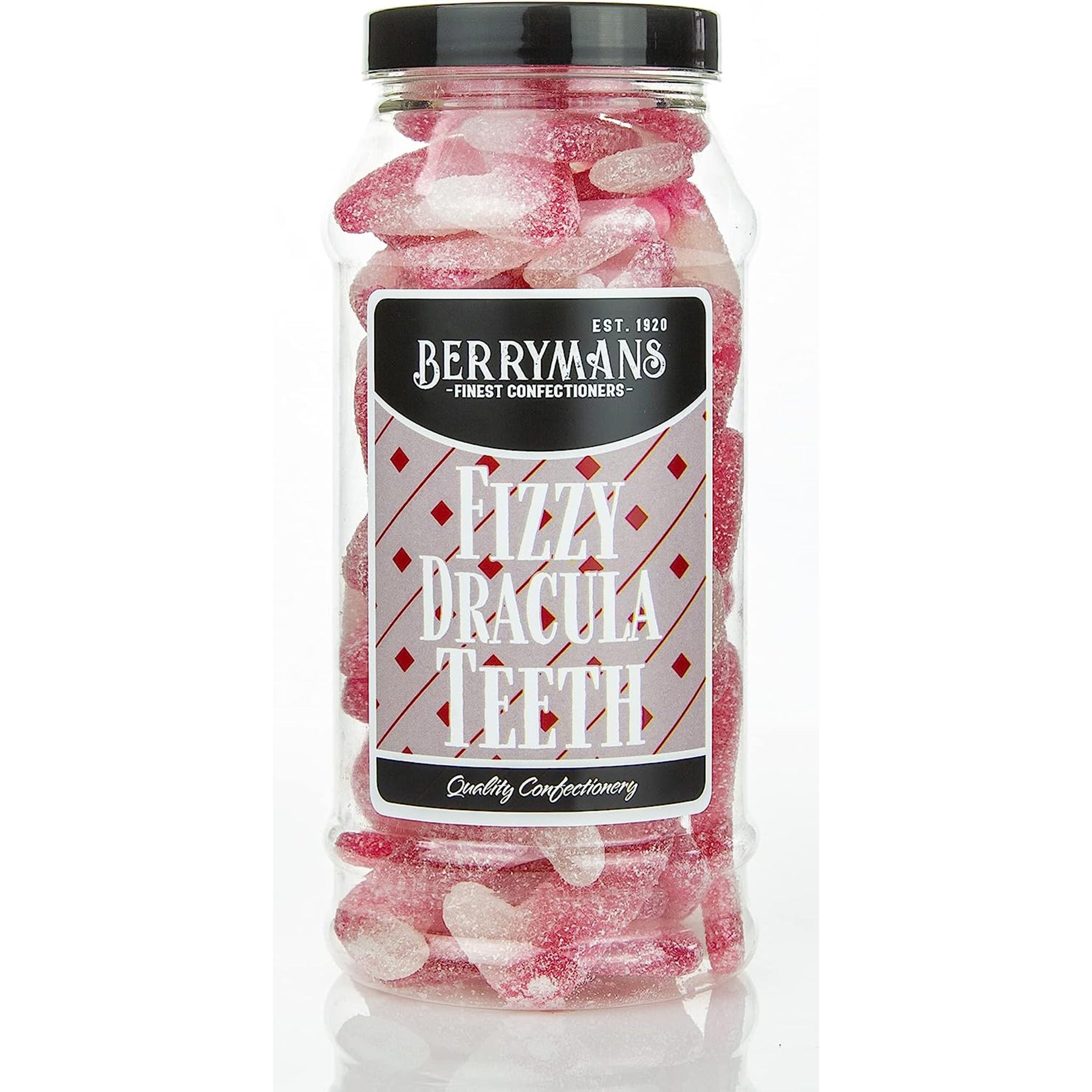 Fizzy Dracula Teeth Sweet Jar | Berrymans Sweets