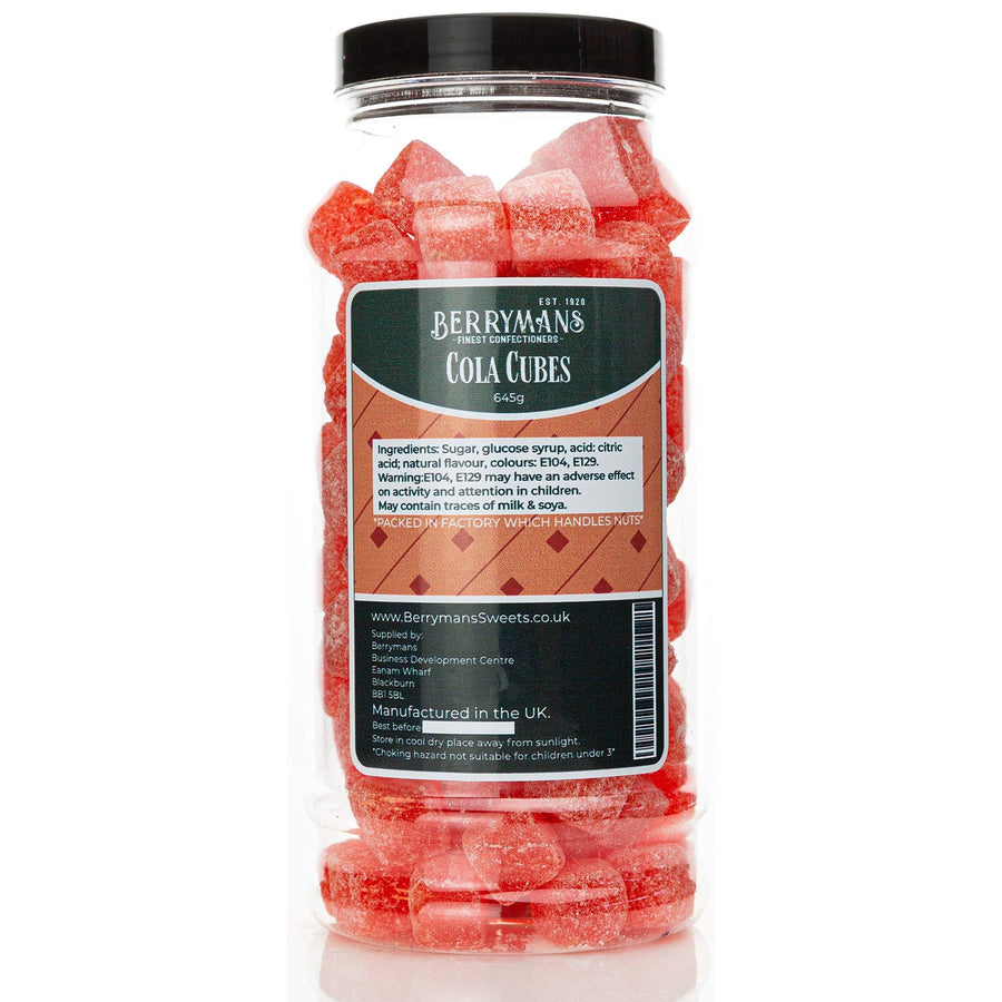 Cola Cubes | Voted the UK's #1 Favourite Sweet Shop – Berrymans Sweets
